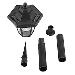 Solar Powered LED Lawn Lamp Outdoor LED Post Solar Light Garden Landscape Yard Pathway Lighting Security Light