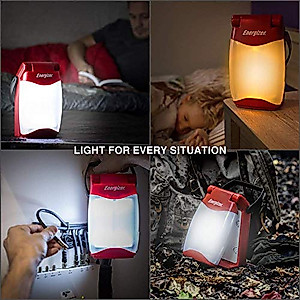 Energizer All-Weather LED Lantern, IPX4 Water Resistant, Bright and Durable Camping Lantern - Compact Emergency Light