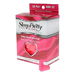 Hearos Sleep Pretty in Pink Women's Ear Plugs, 56 Count