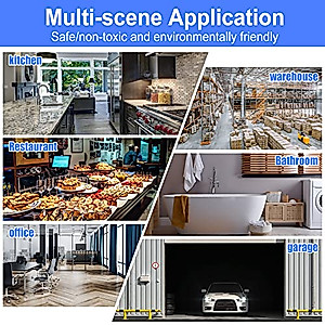 Electric Bug Zapper Indoor Insect Killer with Replacements Bulbs 20W Blue Light Powerful 2800V Attract Fly and Mosquito Traps with Circuit No Load Protection Outdoor Plug in Pest Control (2 Pcs)