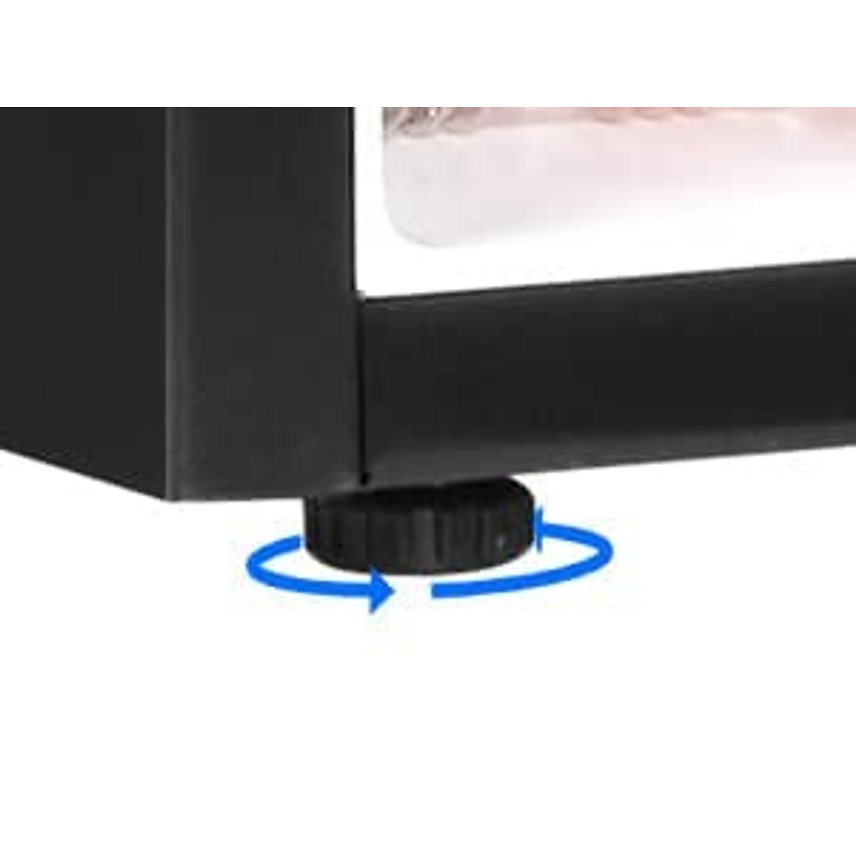 E-Macht Energy Efficient Compact Refrigerator 1.6CU.FT with Adjustable Thermostat - Ideal Mini Fridge for Dorms, Offices, Bedrooms or Kitchens