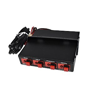 Able 2 / Show-Me 30.3104 Siren Full Feature Dash Mount