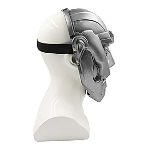 Bulex Dr Doom Mask Skull Cosplay Fantastic Four Demon Victor von Doom Metal Helmet Face Prop PVC