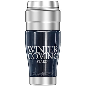 THERMOS Game of Thrones Stark Sigil STAINLESS KING Stainless Steel Travel Tumbler, Vacuum insulated & Double Wall, 16oz