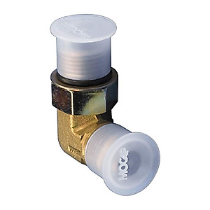 Flanged Caps for Metric Threads - Flange Cap (For Threads: M16 Metric) Length 0.470" (11.9mm) Natural LDPE MOCAP FCM-16NA1 (qty100)