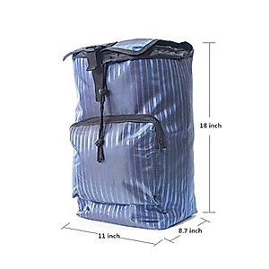 Easy Carry Bags for Wincspace Lightweight Folding Hand Cart Dolly Fold Up Hand Truck Portable Utility Moving Shopping Cart-Portable Fold Up Dolly (Blue)