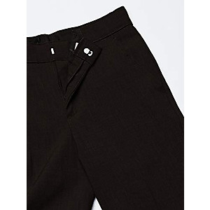 Van Heusen Big Boys' Flex Stretch Flat Front Dress Pants, black, 12