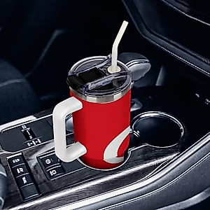 Turkey Turkish Flag of Türkiye 40oz Water Bottle Double Wall Insulated Tumbler with Handle Leakproof Travel Mug White-style