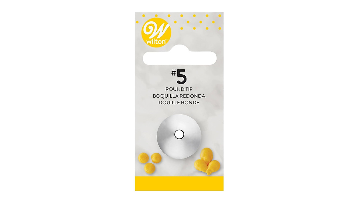 Wilton No.5 Round Decorating Tip for Perfect Icing Designs