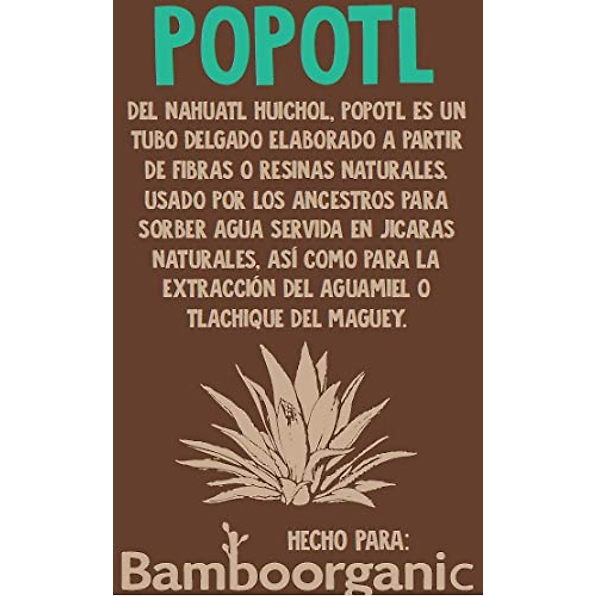 50 Pack Agave Fiber Straws Approved Bio Preferred, Eco-Friendly, Alternative to Plastic Straws & Paper Straws, Plant Based