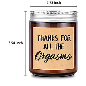 Lavender Scented Candles - Funny Gifts for Husband Men, Anniversary, Naughty Gift for Him, Birthday Gifts for Boyfriend, Engagement Gifts for Fiance, Housewarming Gifts for Friend