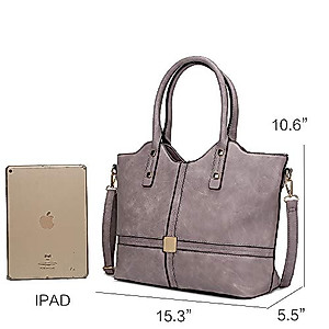 Mia K Collection Crossbody Bags for Women Purses and Handbags, Shoulder Strap, PU Leather Top-Handle Satchel Tote Cognac