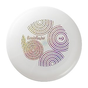 Nite Ize Flashflight Light Up Flying Disc - Family Game Night Fly Disc Toy - LED Disc with Replaceable Batteries - Family Game Night Accessories with Light - Disc-O
