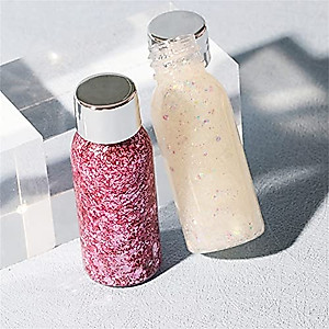 Colour Body Glitter Gel Scale Set Sequins Skin Long Lasting Sparkling Eyeshadow Lip Nail Hair Painting Glitter Decorate Art Festival Party Make Up Powder Set Glitter Eye Makeup