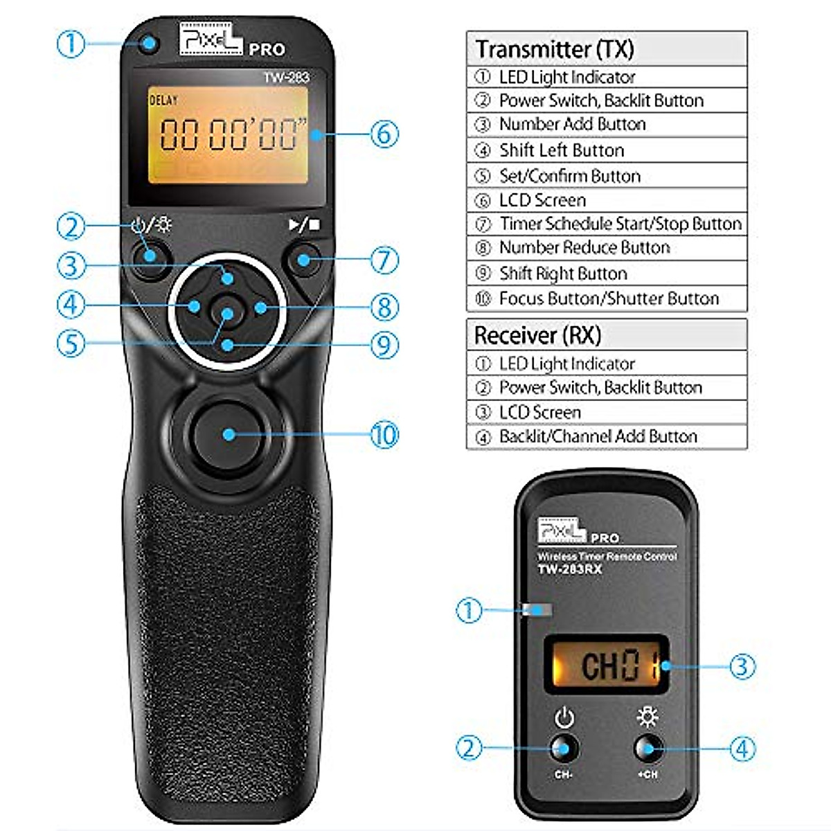 Wireless Remote Shutter Compatible for Sony Alpha a7 a7II III R RII RIII A7IV a7RIV a7S a300 a6000 a6500 a6400 a6300 a77II a100 a300 a450 a500 a580 a700 a850 a33 a55 a58 a65 a77 a99 RX100 II III IV