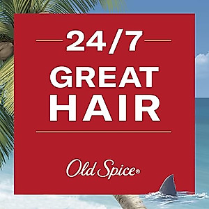 Old Spice Hair Styling Fiji Pomade for Men Flexible Hold Low Shine, 2.22 oz