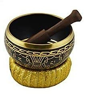 4" Tibetan Meditation Om Mani Padme Hum Peace Singing Bowl With Mallet