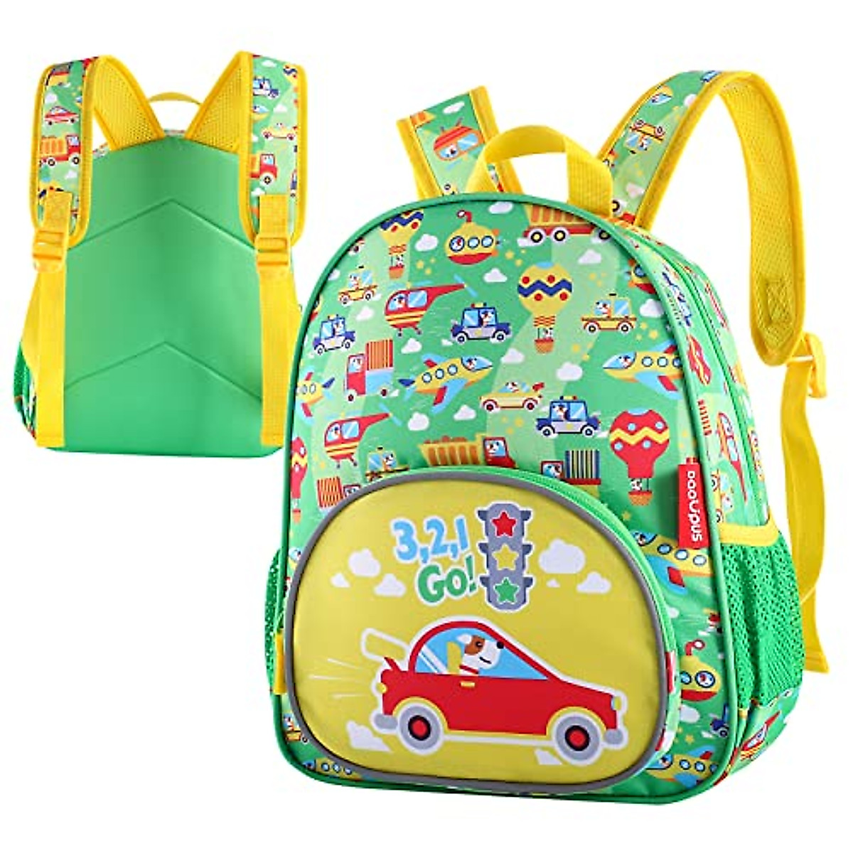 Daaupus 12-Inch girl preschool backpack,Kids Backpack for Boys & Girls, Perfect for Daycare and Preschool, Unique design print backpack for school and travel