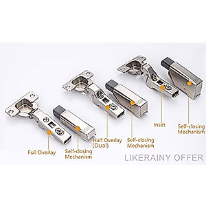 (8 PCS) Blum BLUMOTION 973A0500 Soft and Effortless Self Closing Mechanism for Full Overlay Hinge Application, Made in Austria, Kitchen Hinge Damper, Cabinet Door Soft Close Hinge Buffer