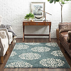 Mohawk Home Exploded Medallions Ornamental Area Rug, 8'x10', Blue