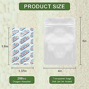 300cc(90 PCS) Oxygen Absorbers for Food Storage,Food Grade O2 Absorber for Mylar Bags, Canning, Preserved Foods, Flour, Work in Long Term Preservation of Food