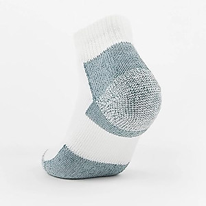 Thorlos Unisex-Adult JMX Maximum Cushion Ankle Running Socks, White (3 Pack), Large