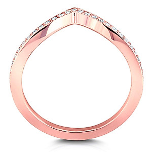 Kobelli V-Shaped Diamond Band - white-gold / 6.5