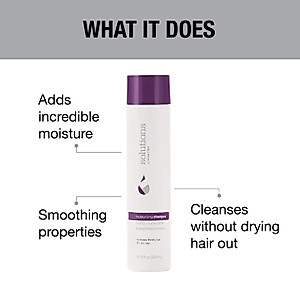 GREAT CLIPS Solutions Moisturizing Shampoo, 10oz | Repairs & Restores Damaged Hair | For Dry, Coarse, or Curly Hair