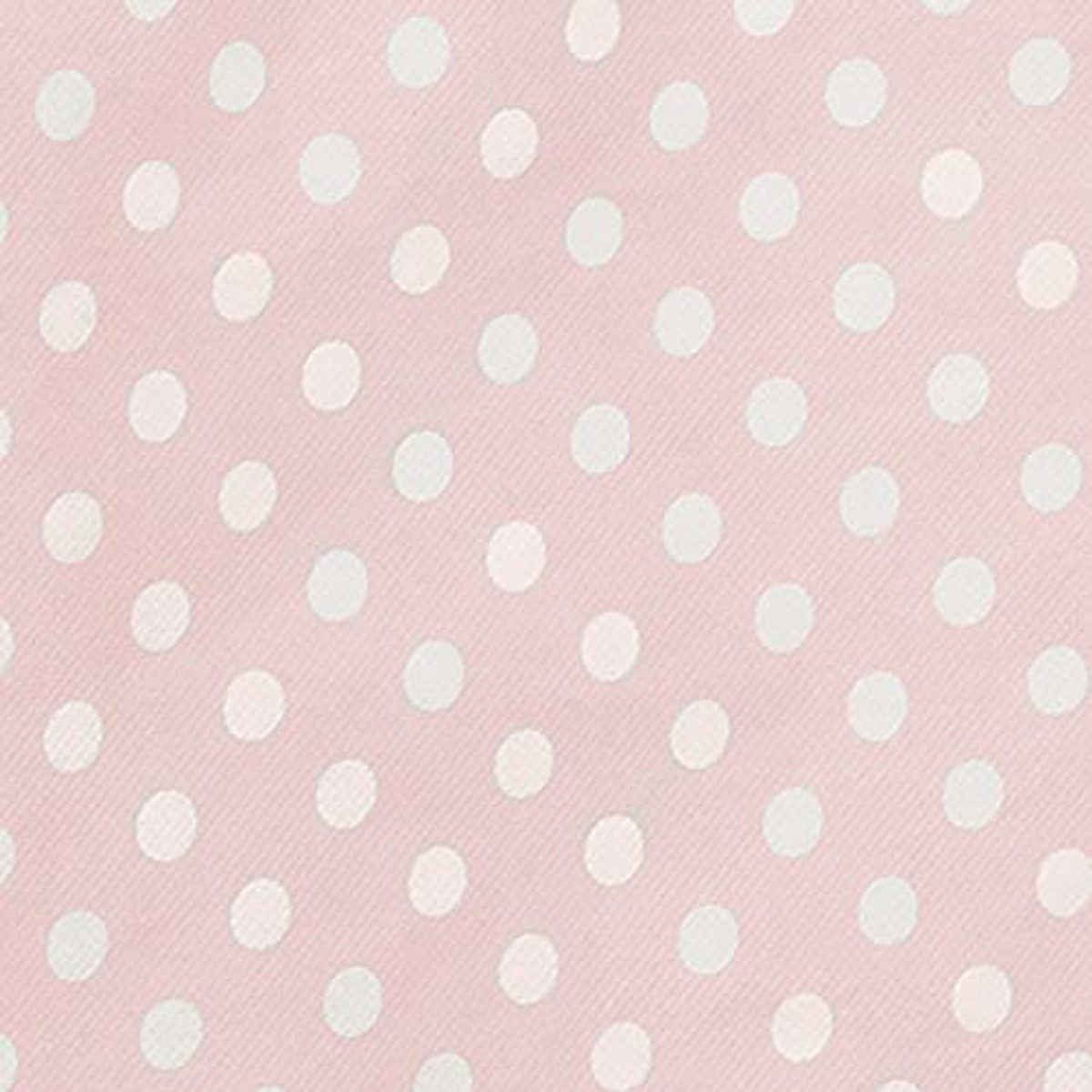 mDesign Soft Fabric Wall Mount/Over Door Vertical Hanging Storage Organizer Center - 4 Large Pockets for Baby Child/Kids Bedroom, Nursery, Playroom, Closet - Pink/White Polka Dot