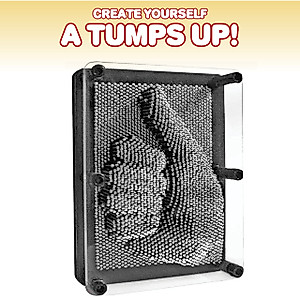 ArtCreativity 3D Pin Art Toy (Pack of 2) - Large 5x7 & Small 3.5x5 Sensory Boards for Kids & Adults - Autism-Friendly, Durable, Creative Gift Idea