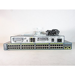 Cisco Systems CCENT CCNA CCNP CCIE Lab Kit WS-C2960-48TT-L Switch 1841 Router