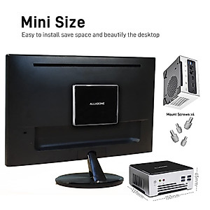 ALLASONE Mini PC Windows 11 Pro Core i7-1165G7,Mini Computer Dual LAN,32GB DDR4 RAM 512GB M.2 NVME SSD,Micro Computer USB3.0 HDMI DP, Dual Band WiFi BT 4.2