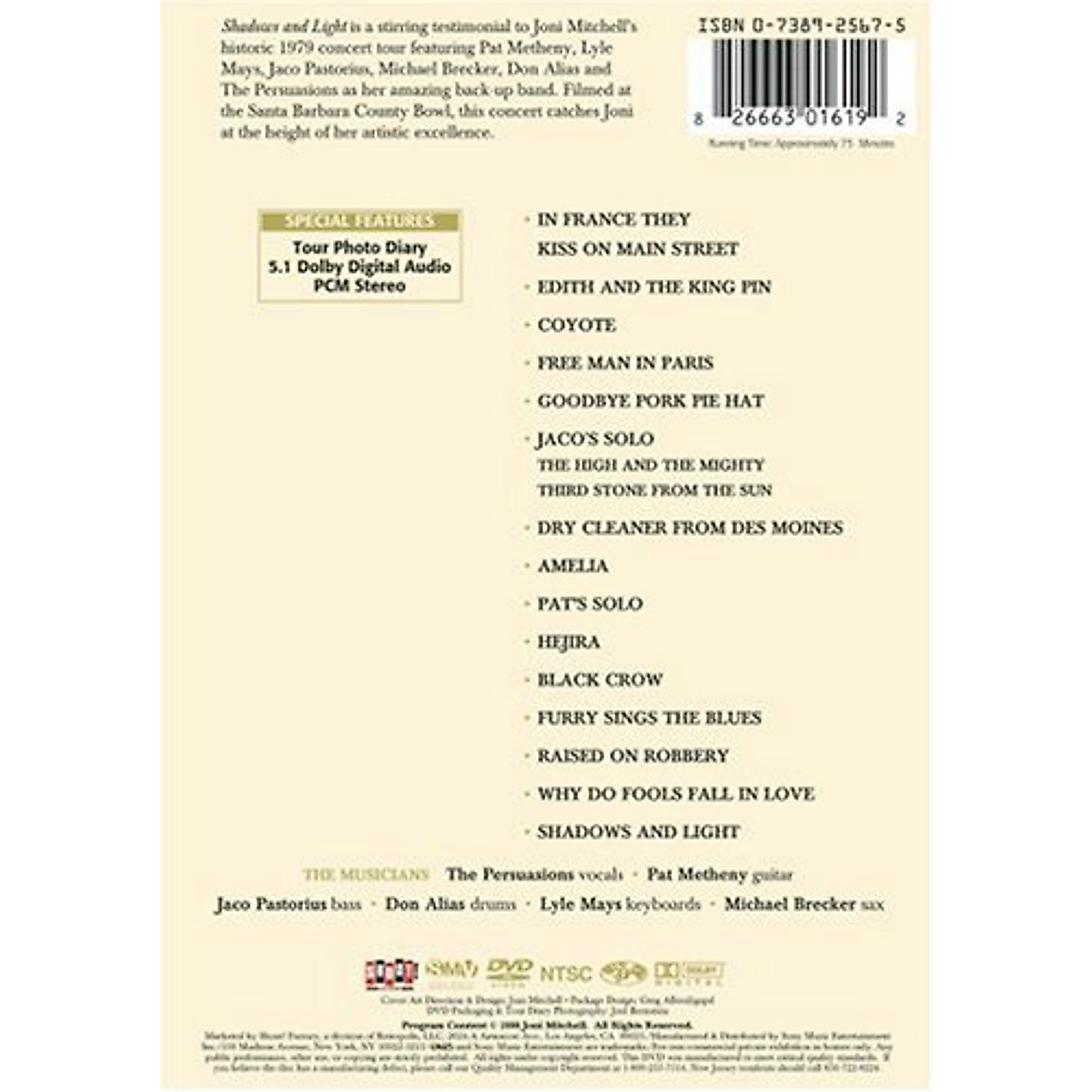 Joni Mitchell - Shadows and Light