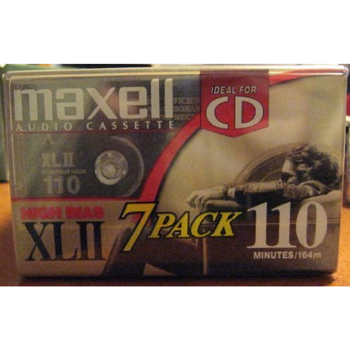 Maxell Audio Cassette High Bias XLII 110 Minutes 7 Pack