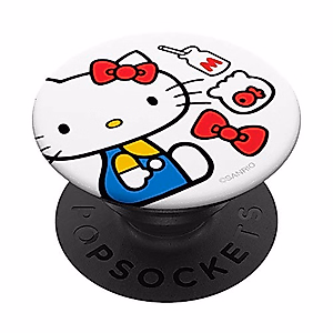 Hello Kitty Retro Favorite Things PopSockets Stand for Smartphones and Tablets PopSockets PopGrip: Swappable Grip for Phones & Tablets