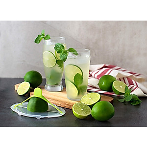 Dreamfarm Savel | Food Safe, Flexible Plastic Fruit & Vegetable Storage Cover | Clear & Green