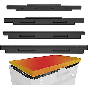 Wind Guards for Blackstone 36'' Griddle, Blackstone Griddle Accessories, Protect Flame, Hold Heat, Save Gas, Fit with Side Shelf, Lid and Rear Grease Cup, Heat Shield for Side Table, Magnetic, Black