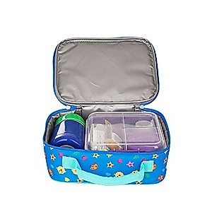 AI ACCESSORY INNOVATIONS Baby Shark Lunch Box for Kids & Toddlers, Girls & Boys Insulated Lunch Bag With Padded Carrying Handle