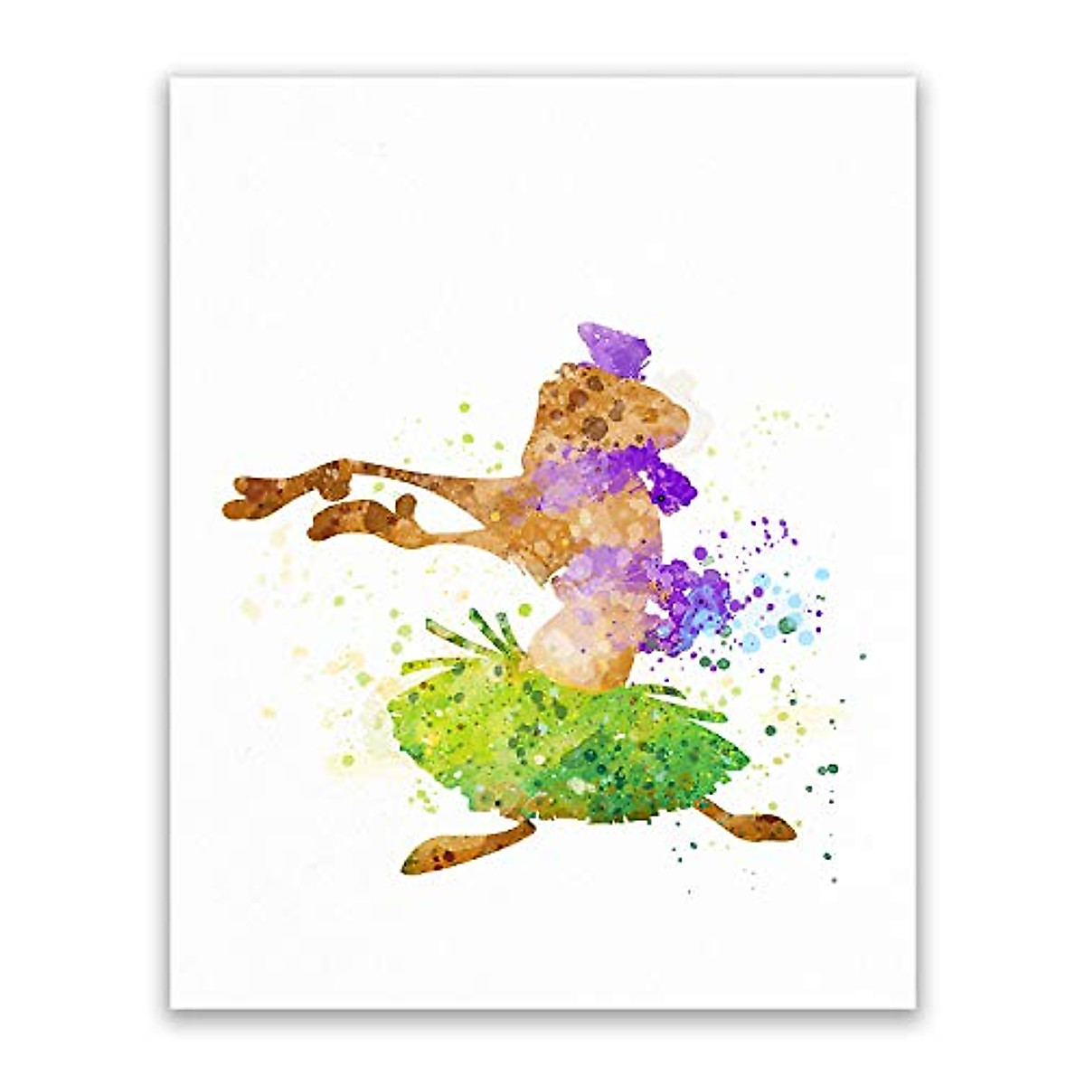 Lion King Kids Prints - Set of 5 Cute (8 inches x 10 inches) Art Decor Photos - Simba Pumbaa Timon Nala