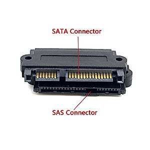 chenyang SAS to SATA Adapter SFF-8482 29Pin SAS Hard Disk Drive to Motherboard SATA 22Pin Converter Adapter