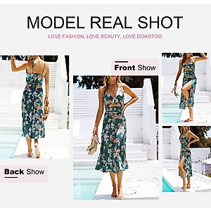 Dokotoo Women's Modern/Fitted, Green, X-Large