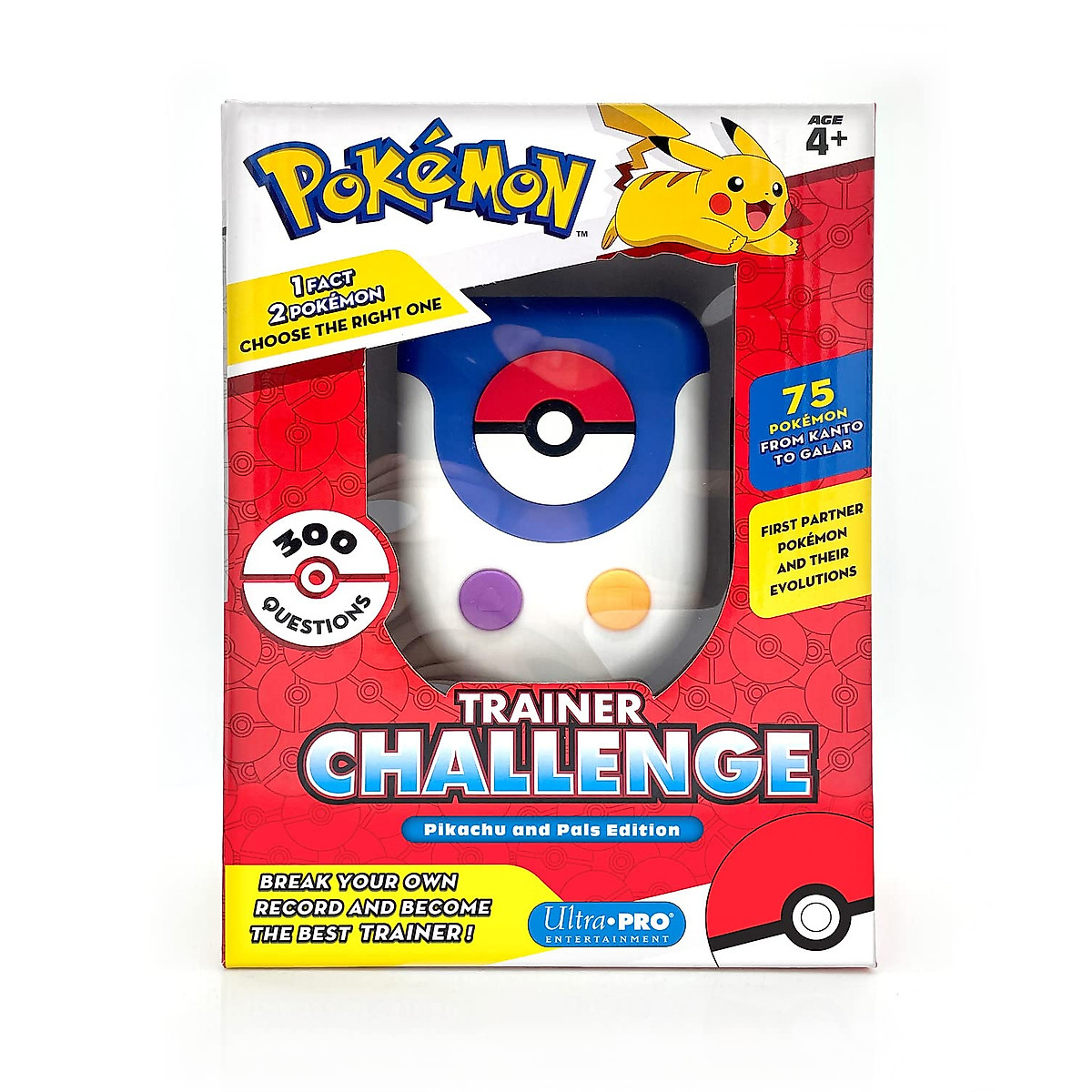 Pokemon Trainer Challenge Edition Toy I Will Guess It! Electronic Voice Recognition Guessing Brain Games Pokemon Games Go Digital Travel Board Games Pokémon Games
