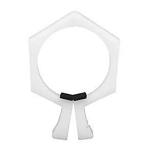 EVGATSAUTO Sublimation Tumblers Pinch, Hands Sublimation Tumblers Clamp Smoothly Appearance Wear Resistant for 20 Ounce Capacity Cups (White)