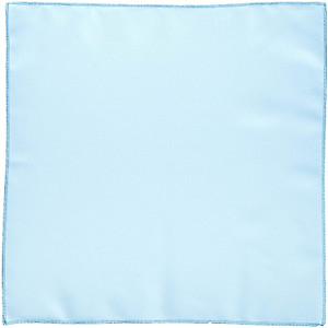 LA Linen 10-Pack Poly Poplin Napkin, Soft Cloth Napkins, Washable Reusable Napkins, Stain and Wrinkle Resistance Table Napkins for Dinner, Wedding, Parties, 18 by 18-Inch, Blue Light