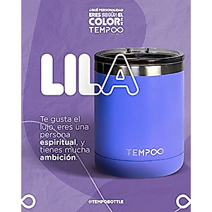 TEMPO COFFEE MUG, VACUUM INSULATED STAINLESS STEEL REUSABLE COFFEE CUP, DOUBLE WALL, COFFEE TRAVEL MUG, LEAKPROOFF LID, REUSABLE TUMBLER CUPS KEEP HOT COLD ICE (matte very peri)