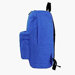 K-Cliffs Bulk Classic Backpack 18 inch Basic Bookbag Case Lot 36pc Simple School Bag Mixed Colors