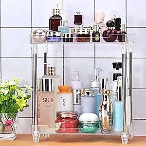 AfooBezos 3-Tire Bathroom Organizer Countertop & 2-Tire Bathroom Organizer Countertop