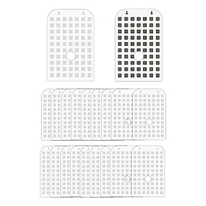 20 Pcs Replacement Glue Cards Compatible with DFAGIE GS6 Fly Trap Indoor, Plug-in Flying Insect Trap Refills for Mosquito Fruit Fly Moths Gnat Trap for House