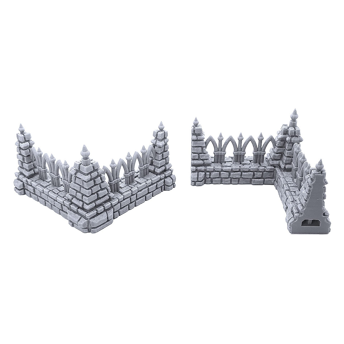 Cemetery Ruins Bundle by Terrain4Print, 3D Printed Tabletop RPG Scenery and Wargame Terrain for 28mm Miniatures