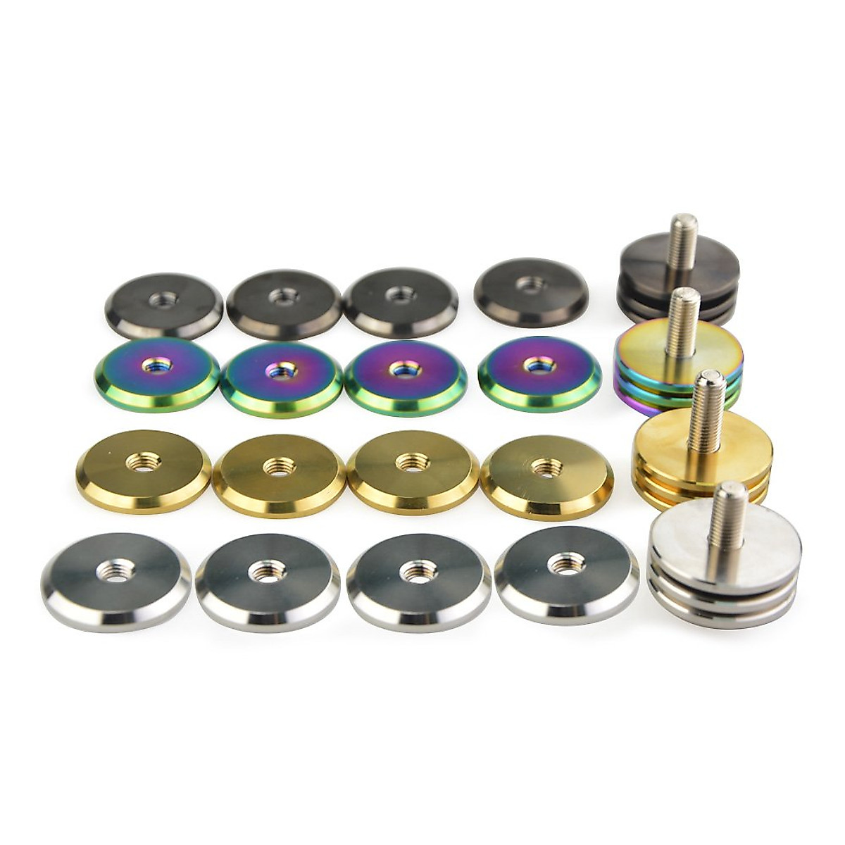 SHARROW Archery Stabilizer Weight Counterweight Bow Stabilizers Balance Bar Rod End Damper for Recurve Bow and Compound Bow (Multicolor)